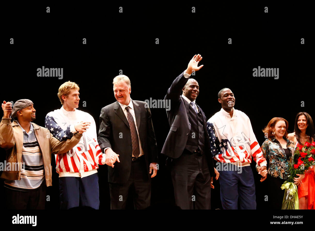Tug Coker Larry Bird Earvin Magic Johnson Kevin Daniels and cast ...