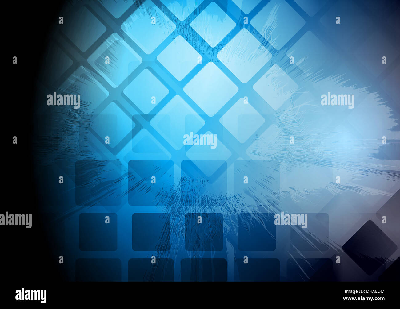 Dark blue tech background. Eps 10 vector Stock Photo - Alamy