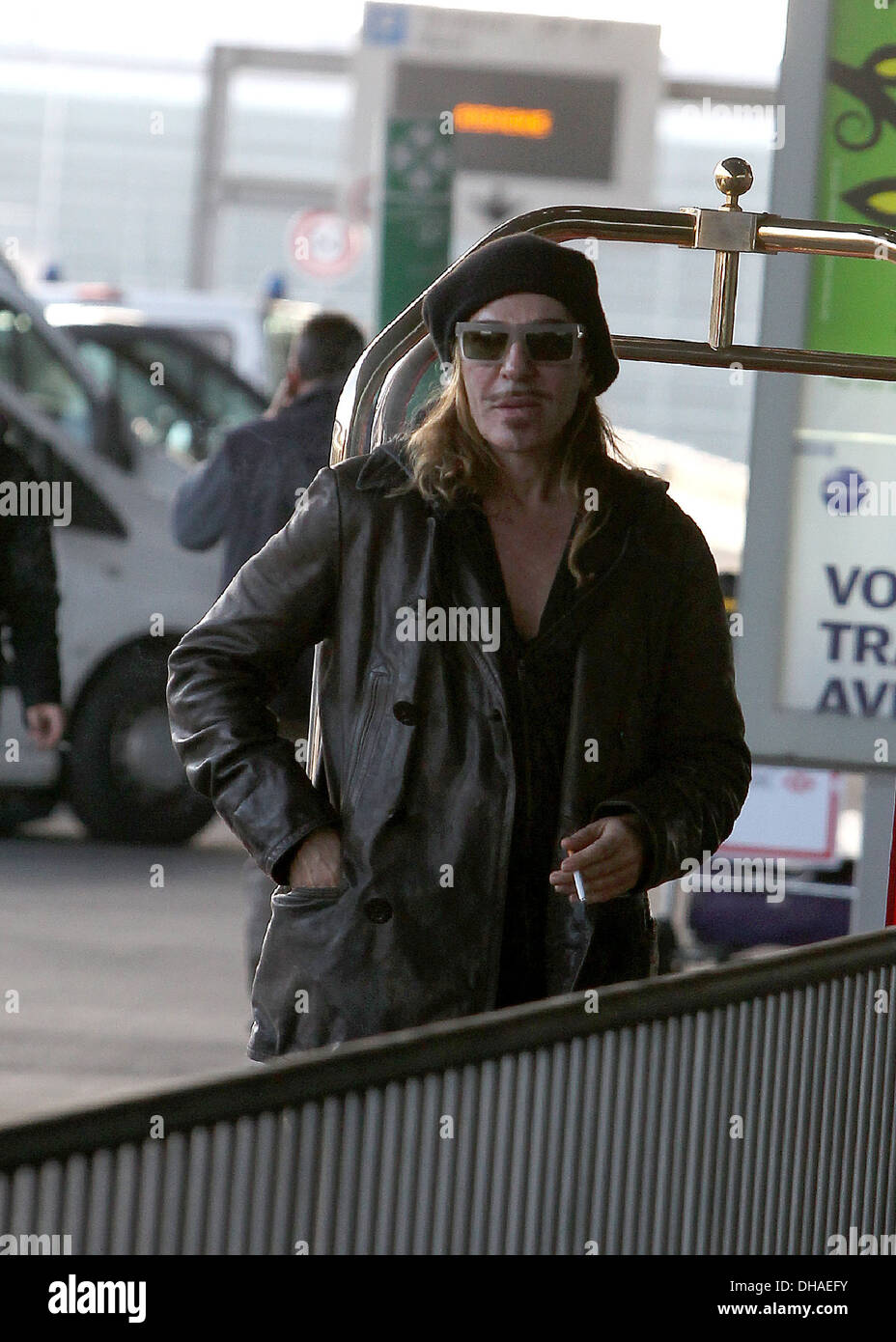 John Gallia at Paris-Charles de Gaulle Airport Featuring: John Gallia ...