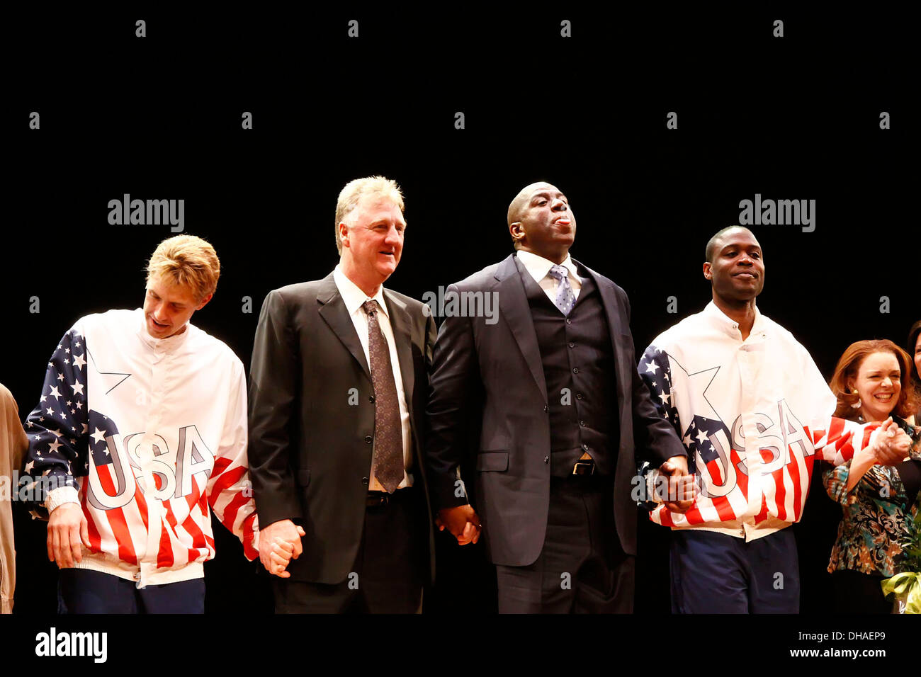 Tug Coker Larry Bird Earvin Magic Johnson Kevin Daniels and cast ...