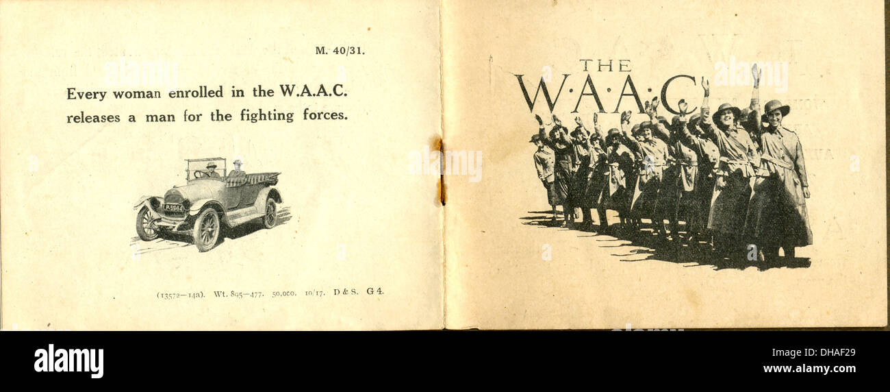 Non combatant corps ww1 hi-res stock photography and images - Alamy