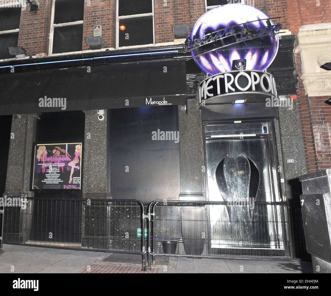 Maria Fowler leaving Metropolis strip club in Bethnal Green with a ...