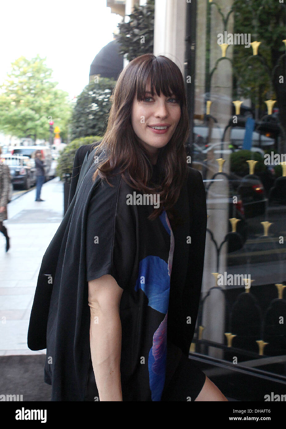 Liv Tyler leaving a Givenchy photo-shoot in Paris Paris France - 12.04. ...
