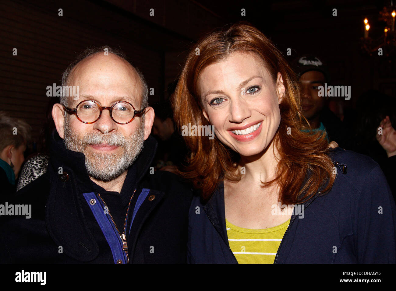 Bob Balaban and Jessica Phillips Backstage at Broadway musical 'Leap Of ...
