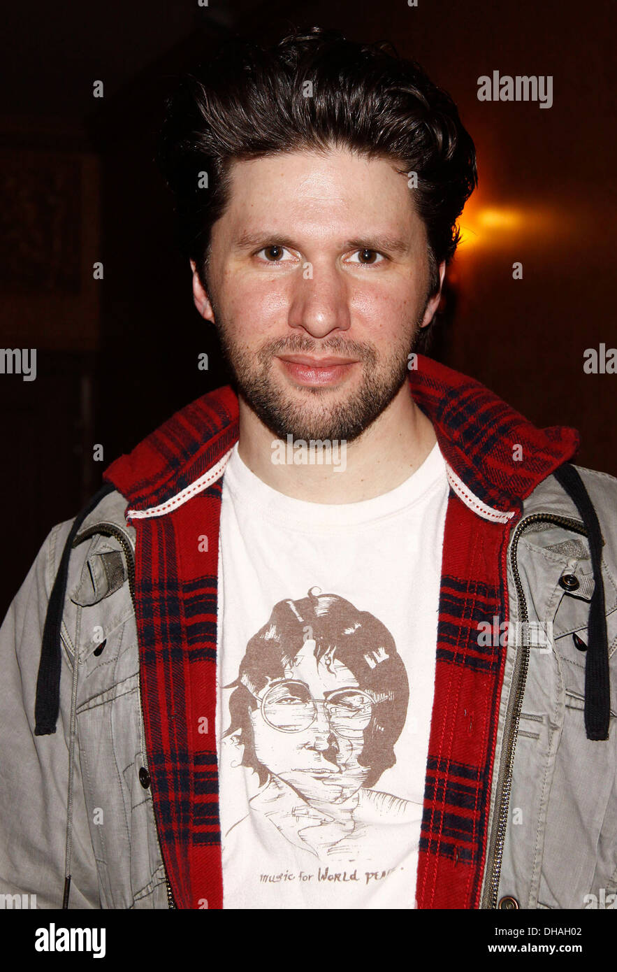 Louis Hobson Backstage at Broadway musical 'Leap Of Faith' at St James ...