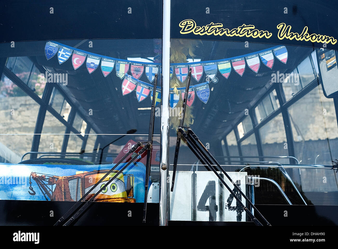 Bus flags hi-res stock photography and images - Alamy
