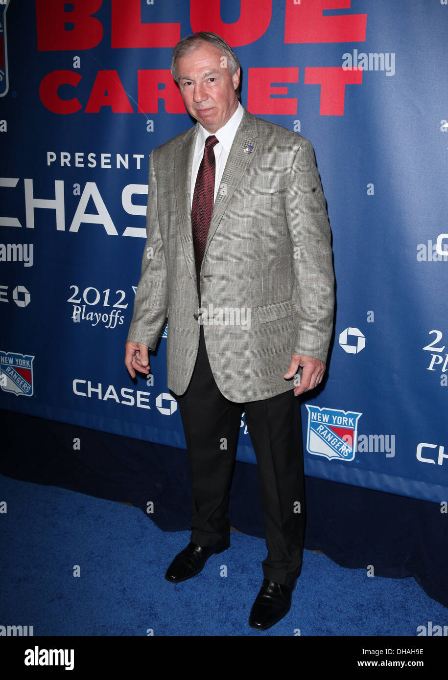 Nick Fotiu Blue Carpet presented by Chase for opening night of 2012 NHL ...