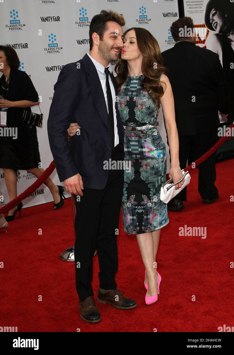 Rose McGowan; Davey Detail at TCM Classic Film Festival opening night ...