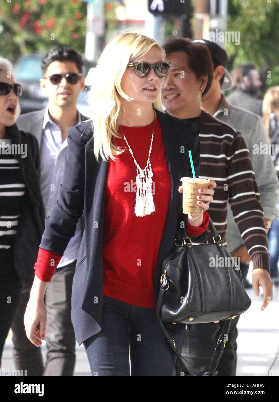 Kirsten Dunst goes a stroll in Beverly Hills Beverly Hills California ...