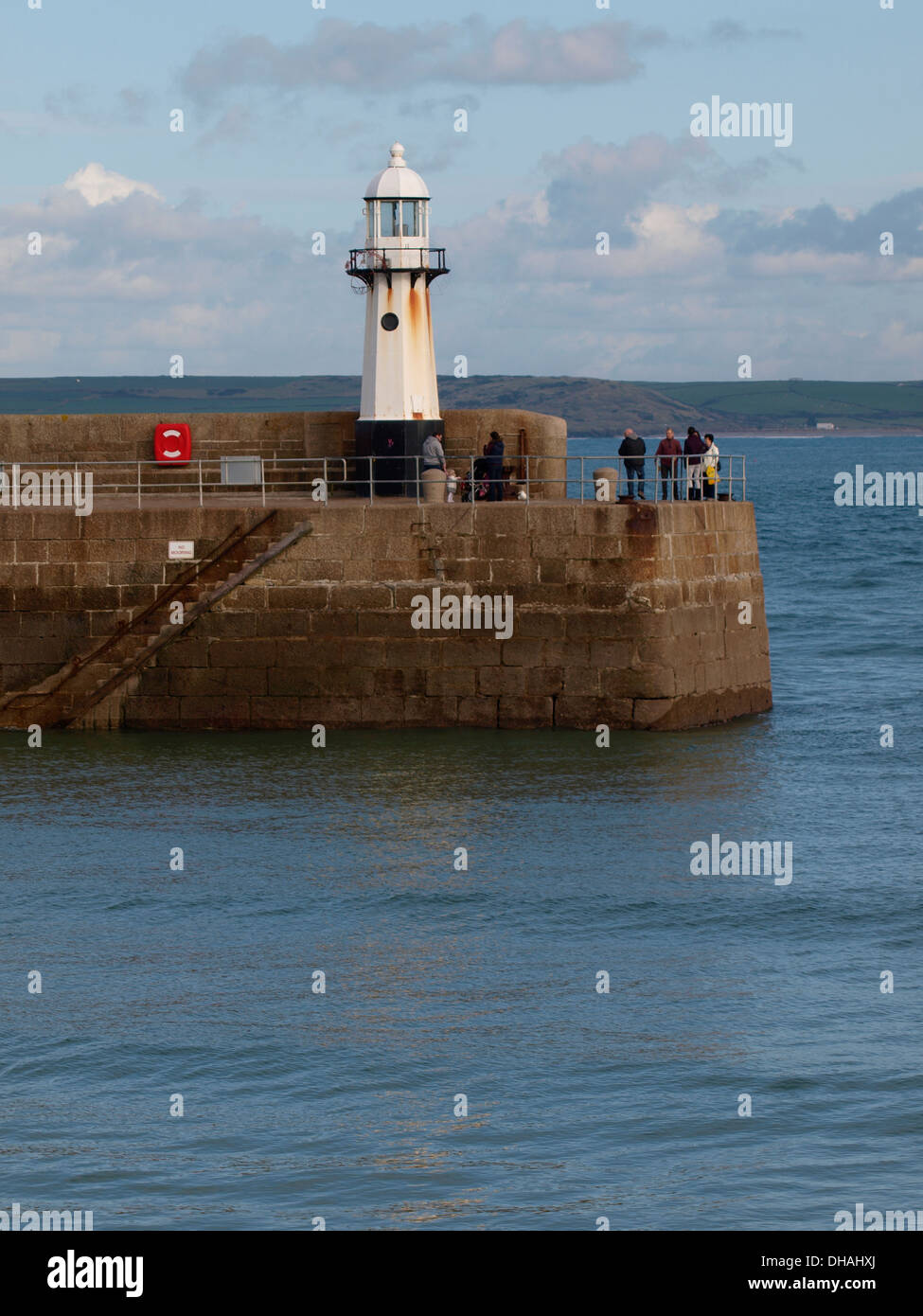 Lighthouse in st ives hi-res stock photography and images - Alamy