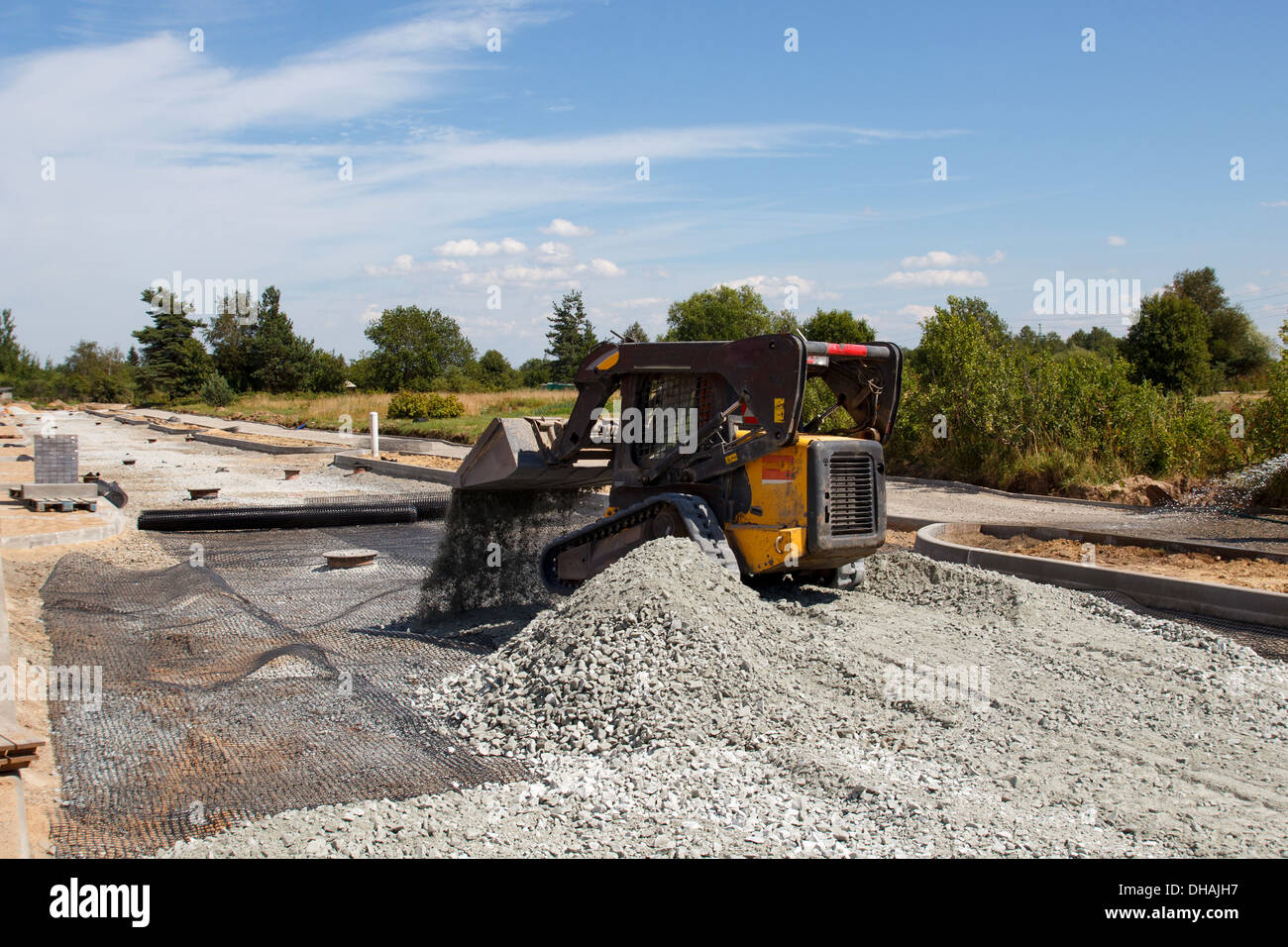Excavator working construction new hi-res stock photography and images ...