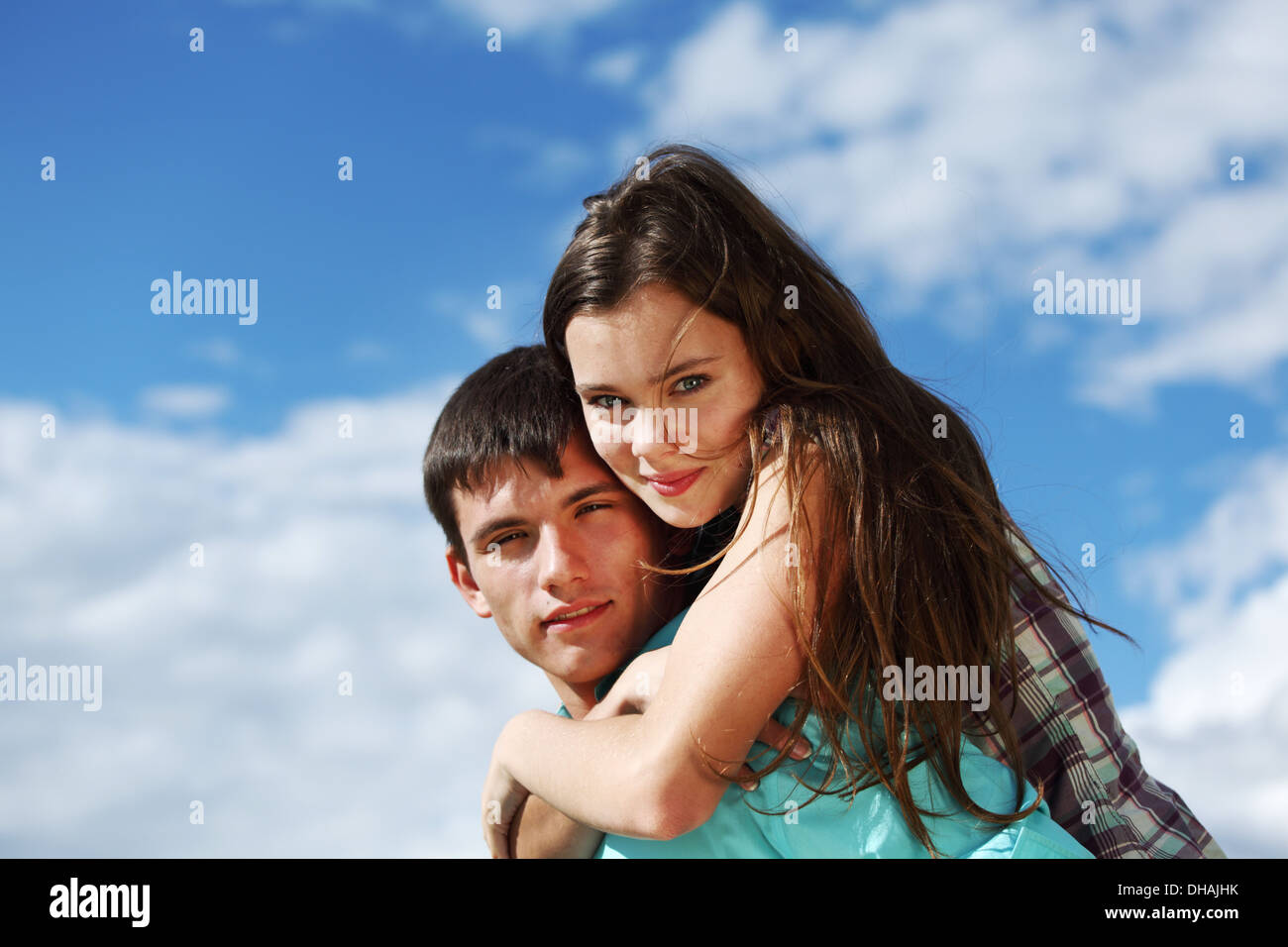 love hug of two lowers Stock Photo - Alamy