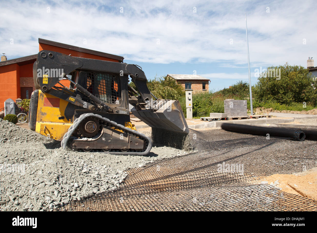 Excavator working construction new hi-res stock photography and images ...