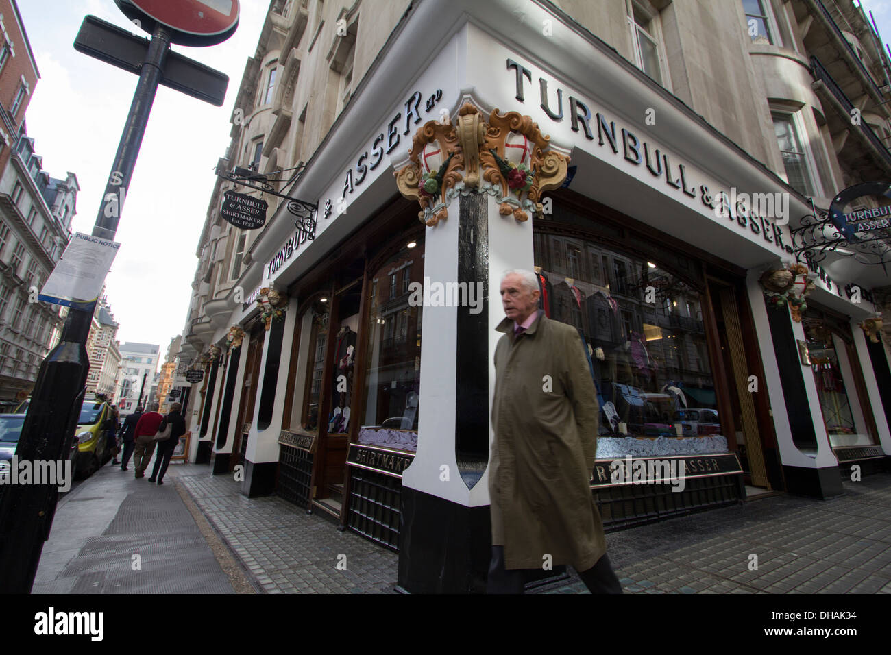 Turnbull & Asser luxury menswear store on Jermyn Street, London, UK ...