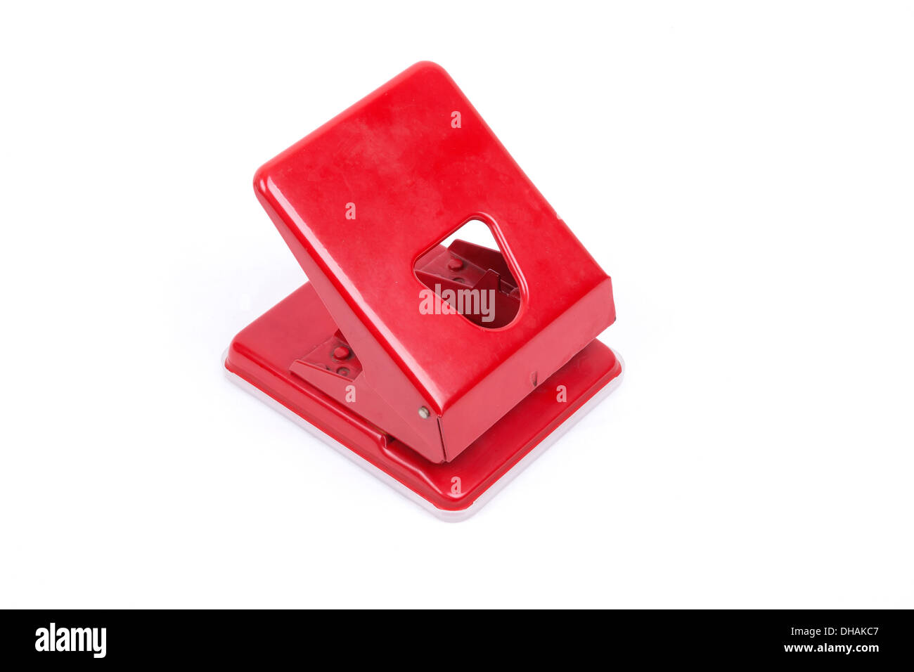 Office puncher isolated on white background Stock Photo - Alamy