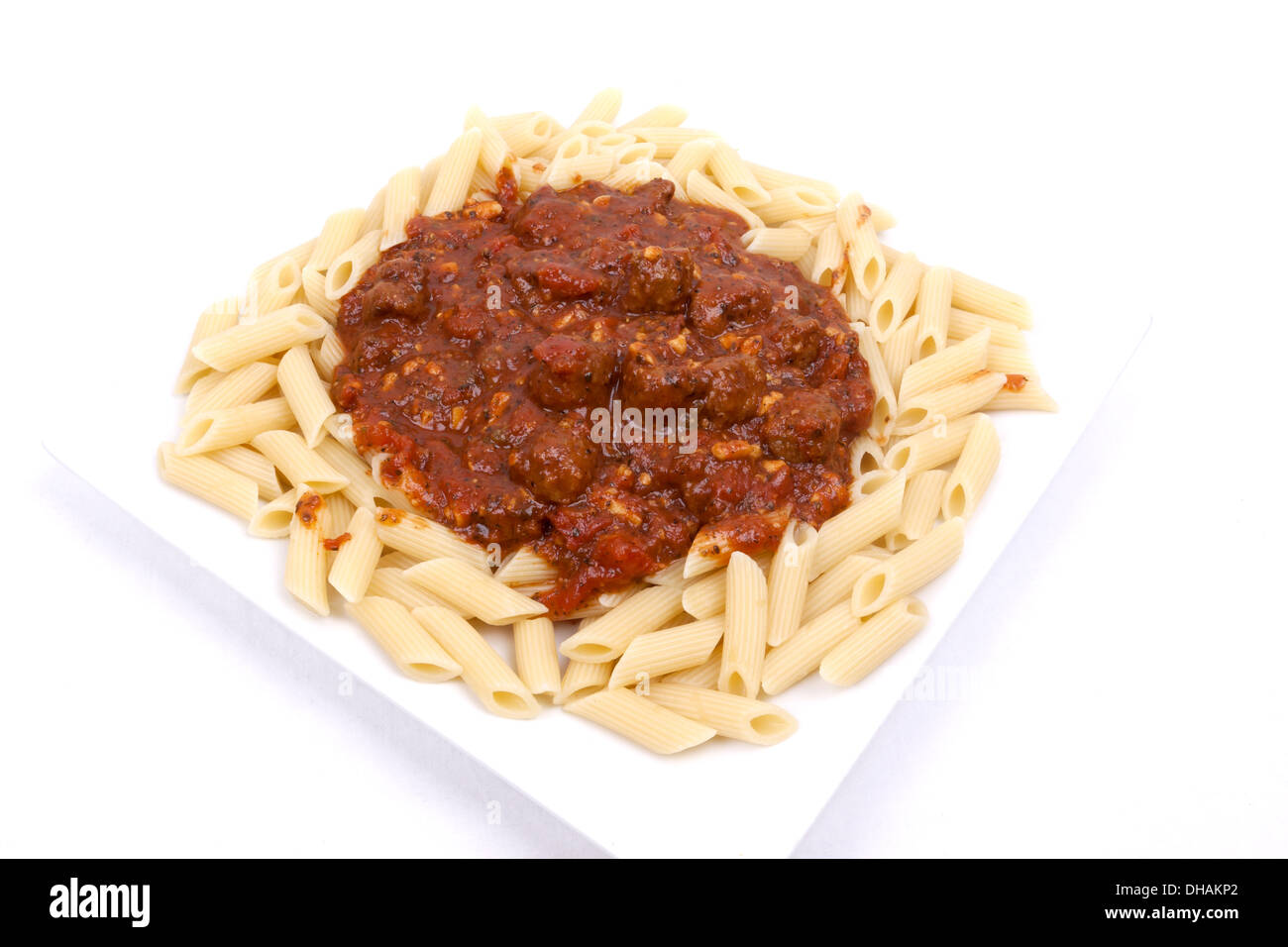Spaghetti tomato sauce in Cut Out Stock Images & Pictures - Alamy