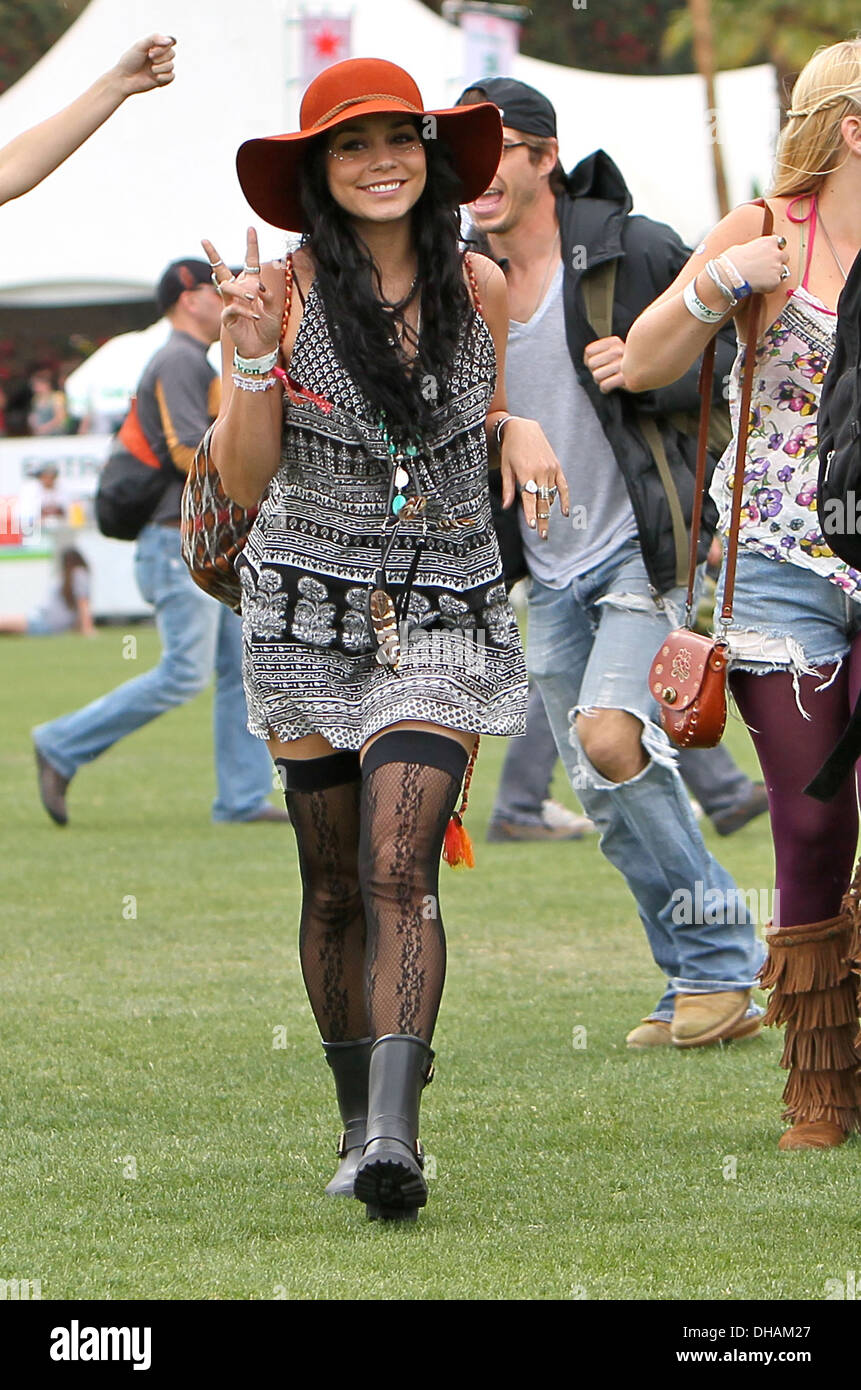 Vanessa Hudgens Celebrities at 2012 Coachella Valley Music and Arts ...