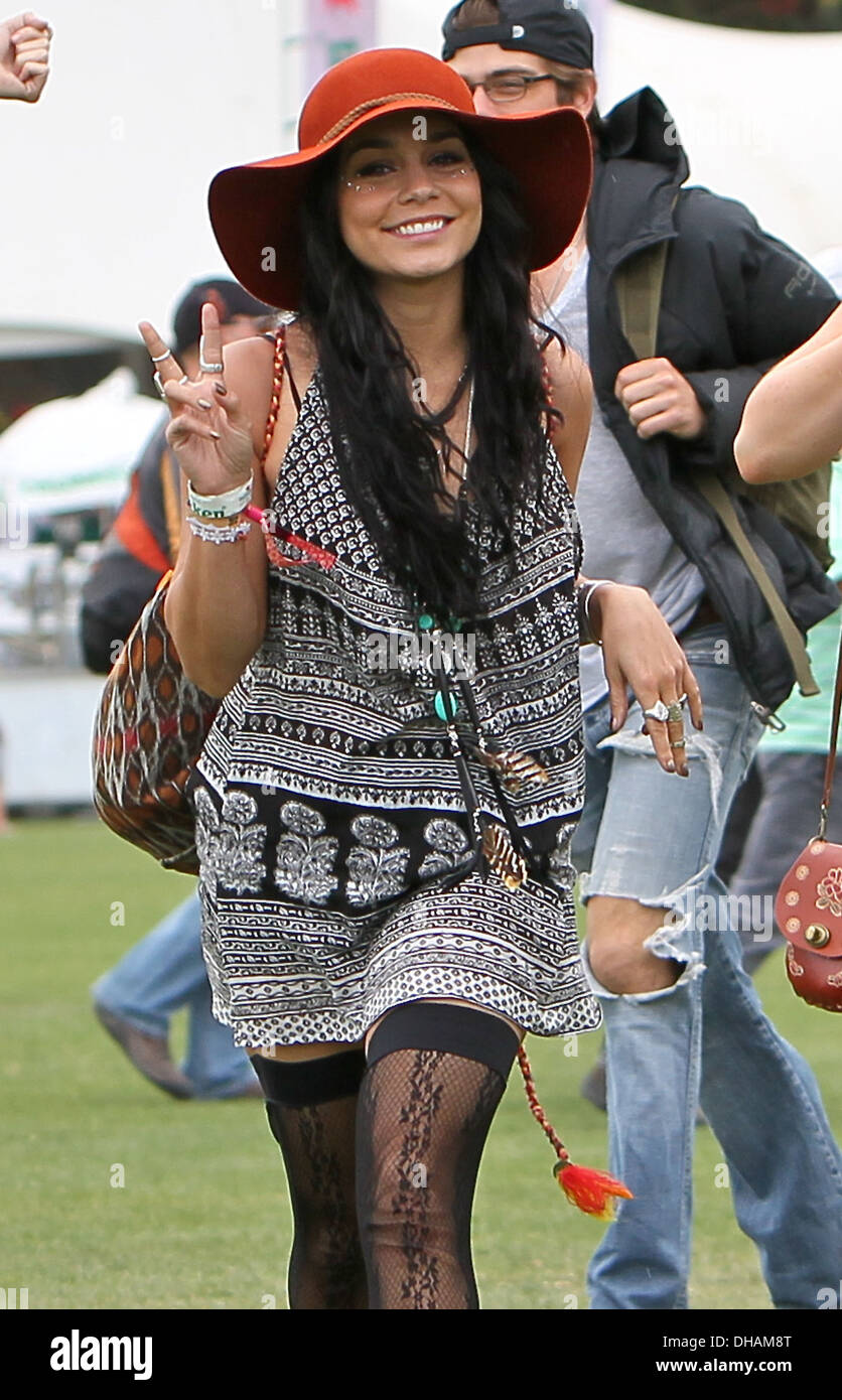 Vanessa Hudgens Celebrities at 2012 Coachella Valley Music and Arts ...