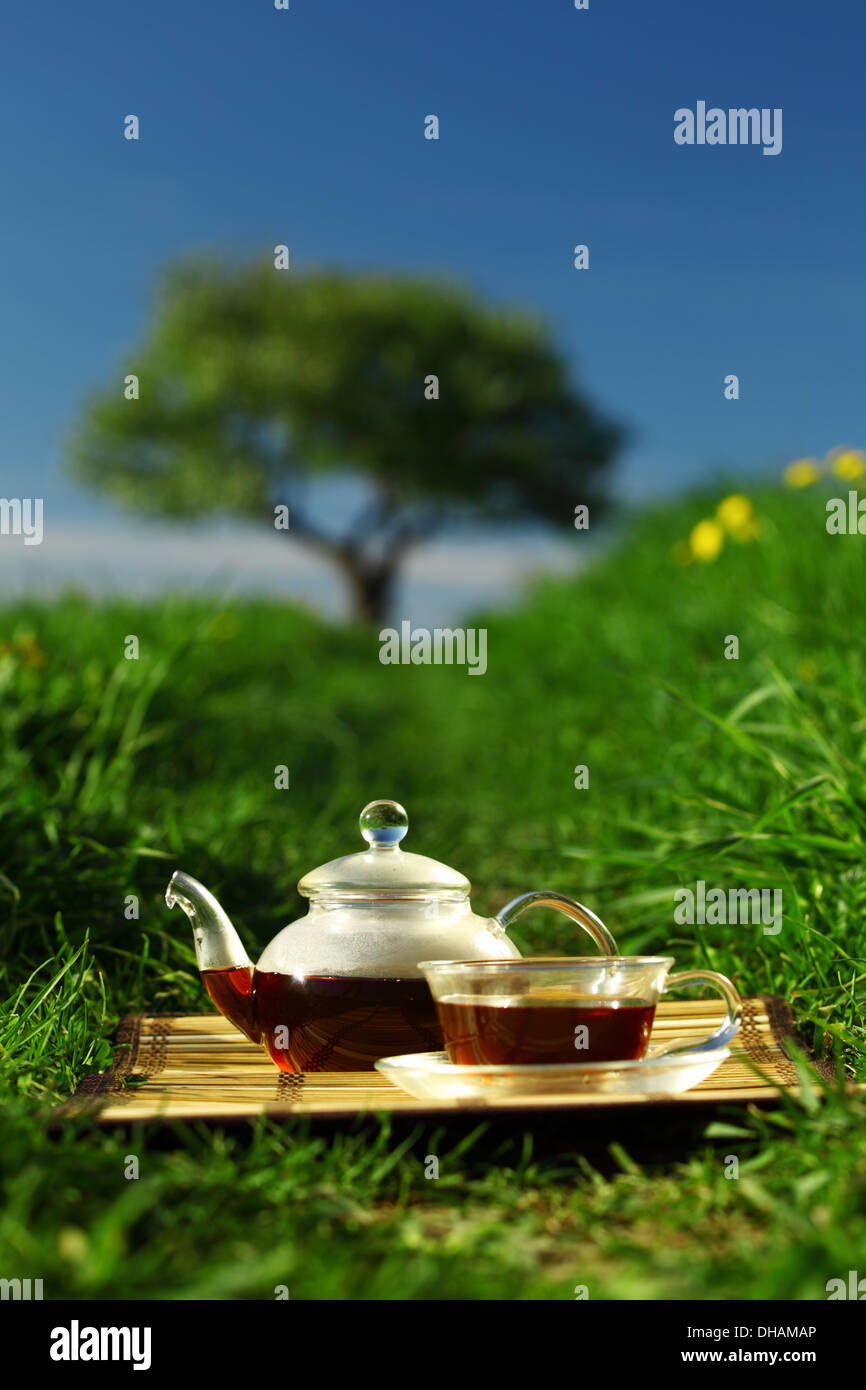 Big blue teapot hi-res stock photography and images - Alamy