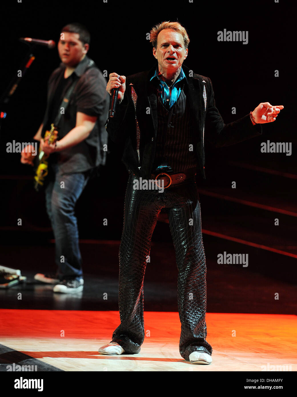 David Lee Roth Van Halen performing live during "Different Kind of ...