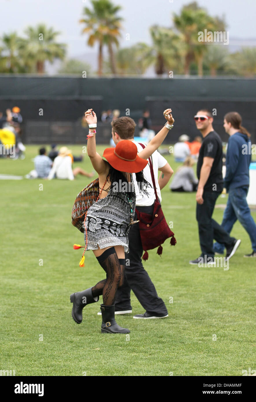 Vanessa Hudgens Celebrities at 2012 Coachella Valley Music and Arts ...