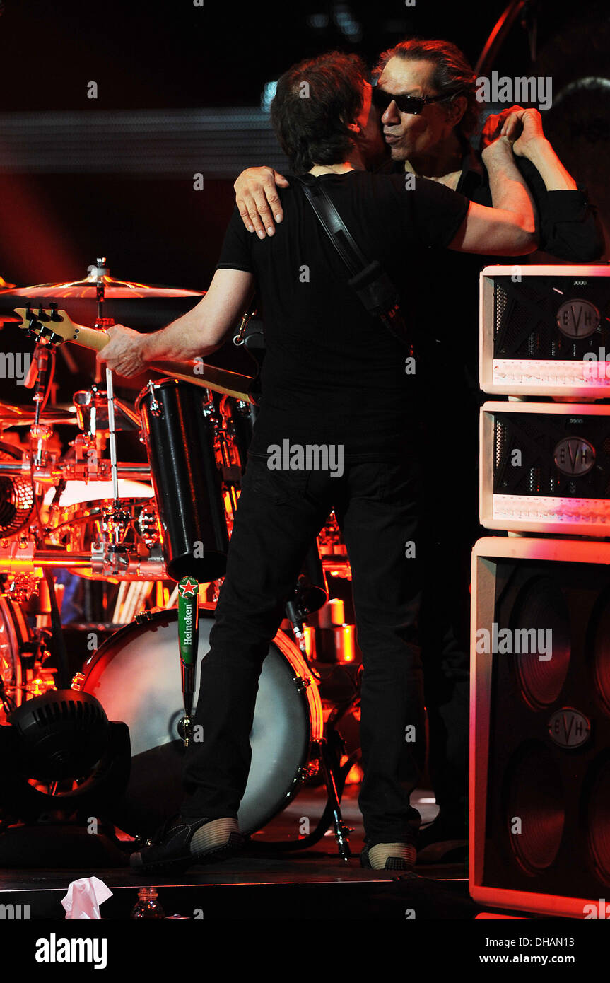 Eddie and Alex Van Halen Van Halen performing live during "Different ...