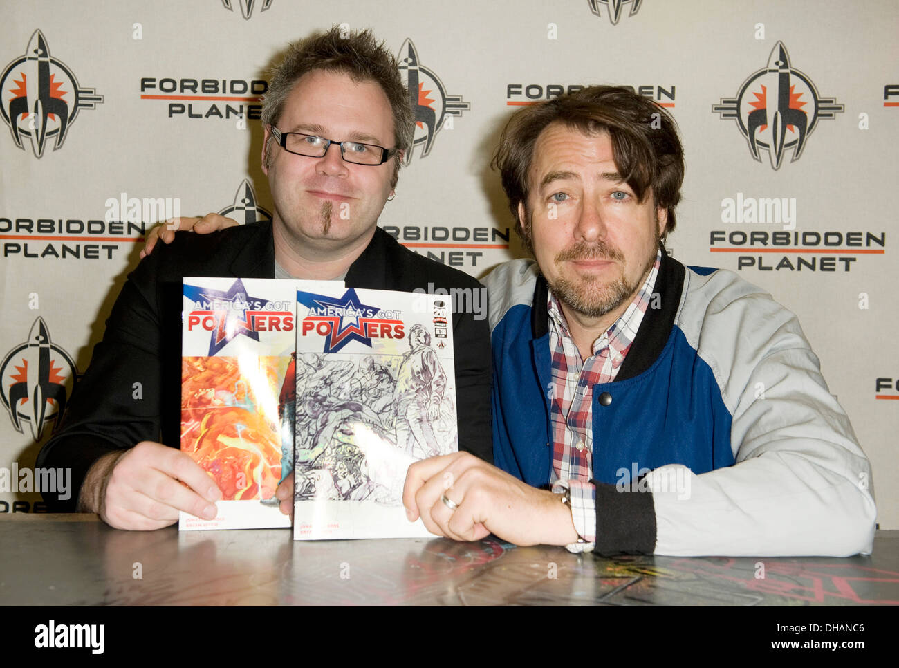 Bryan Hitch and Jonathan Ross Jonathan Ross and Bryan Hitch launch ...
