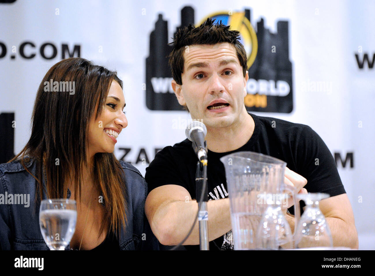 Meaghan Rath and Sam Witwer Toronto Comic Con at Metro Toronto ...