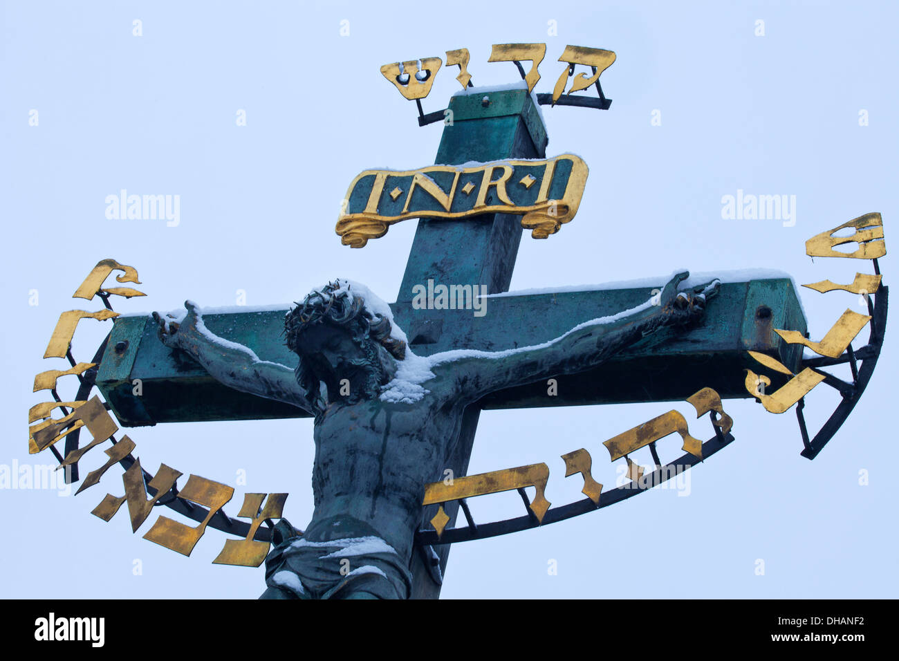 Jesus cross on bridge hi-res stock photography and images - Alamy