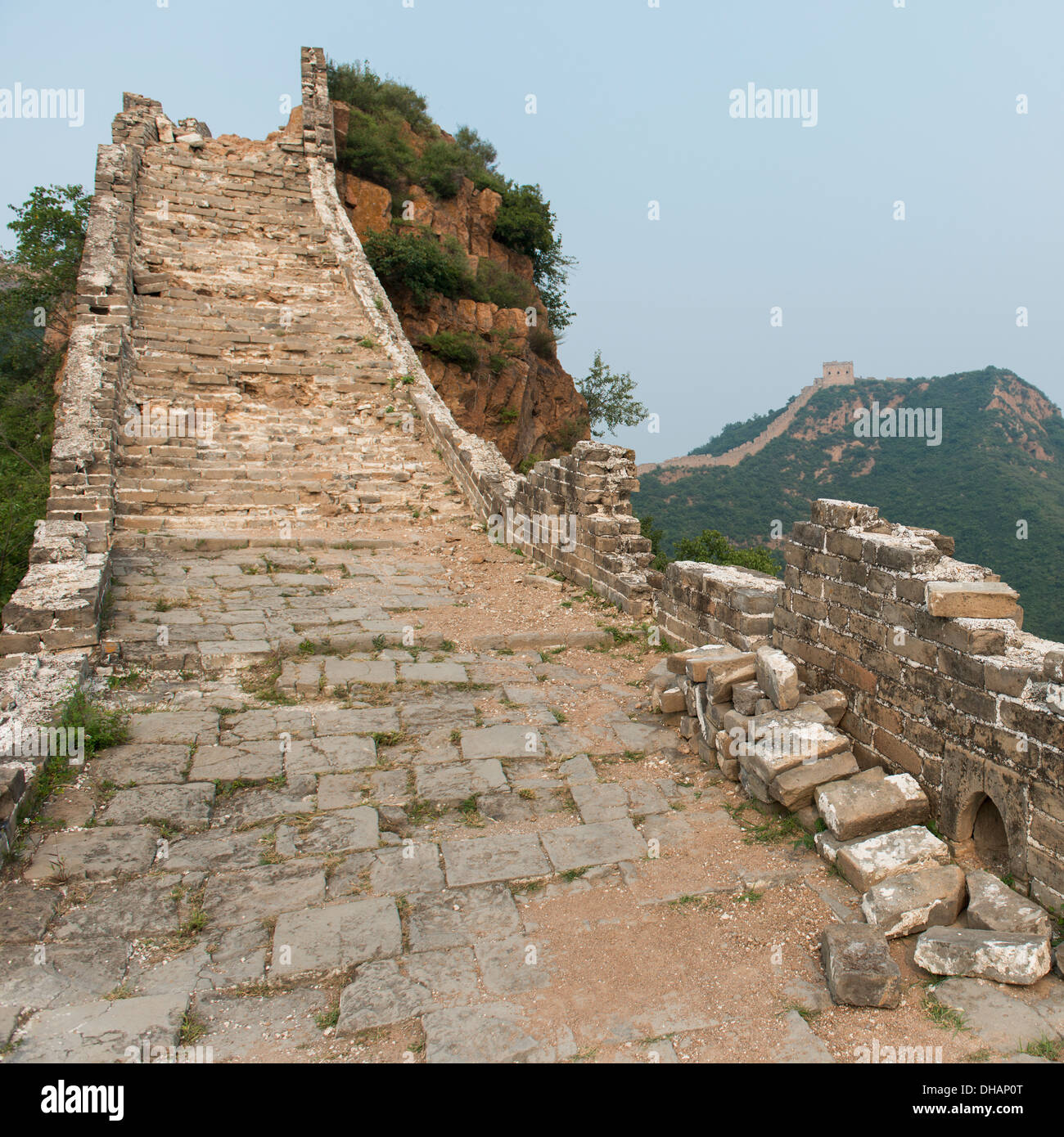Ruins Of The Great Wall Of China; China Stock Photo - Alamy