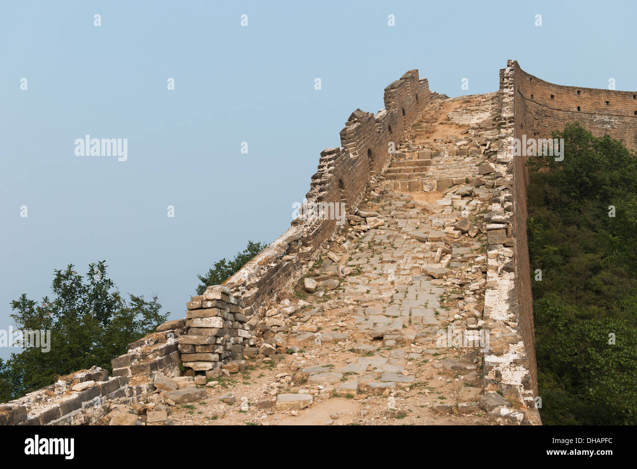 Great wall of china damage hi-res stock photography and images - Alamy