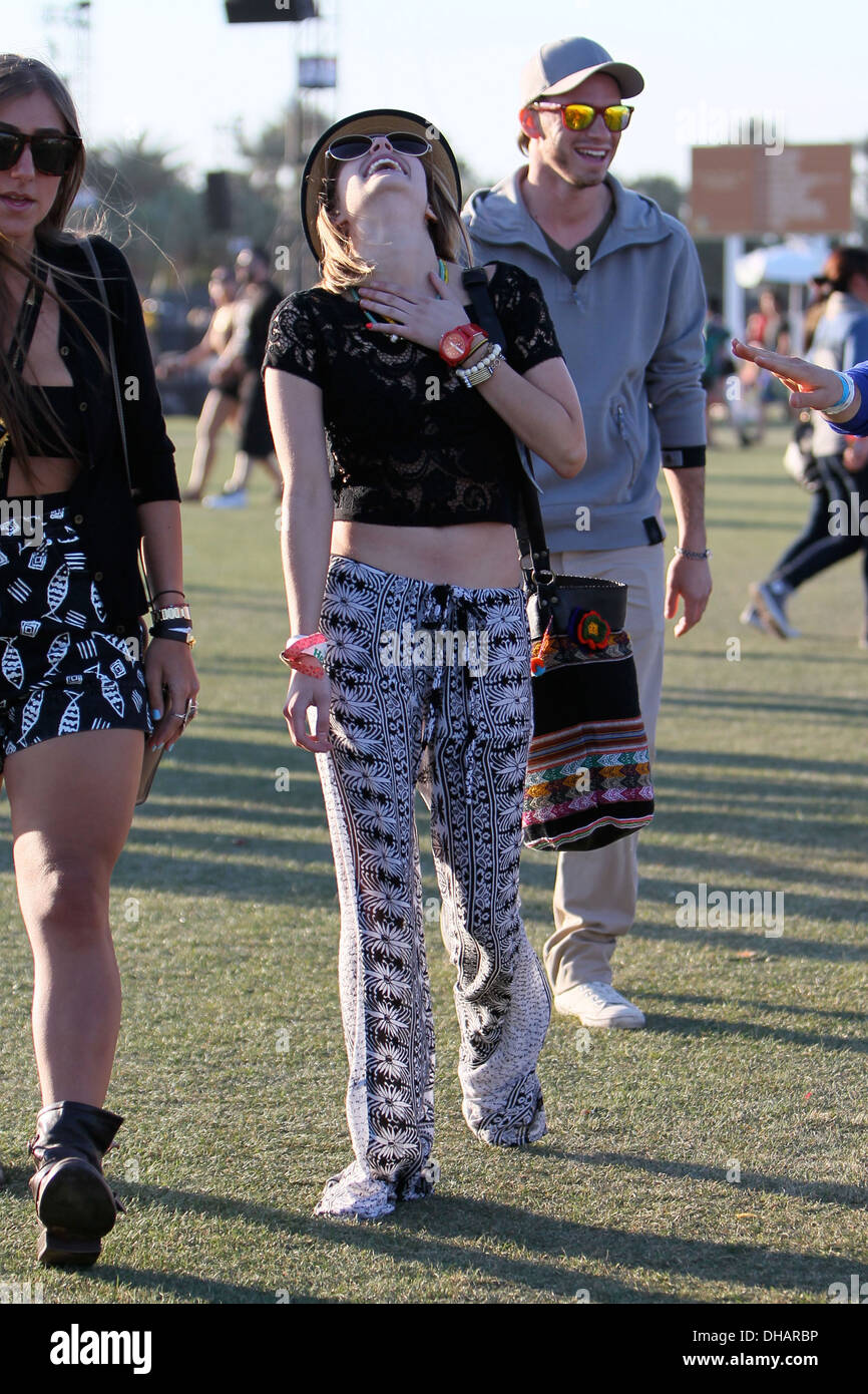 Emma Roberts Celebrities at 2012 Coachella Valley Music and Arts ...