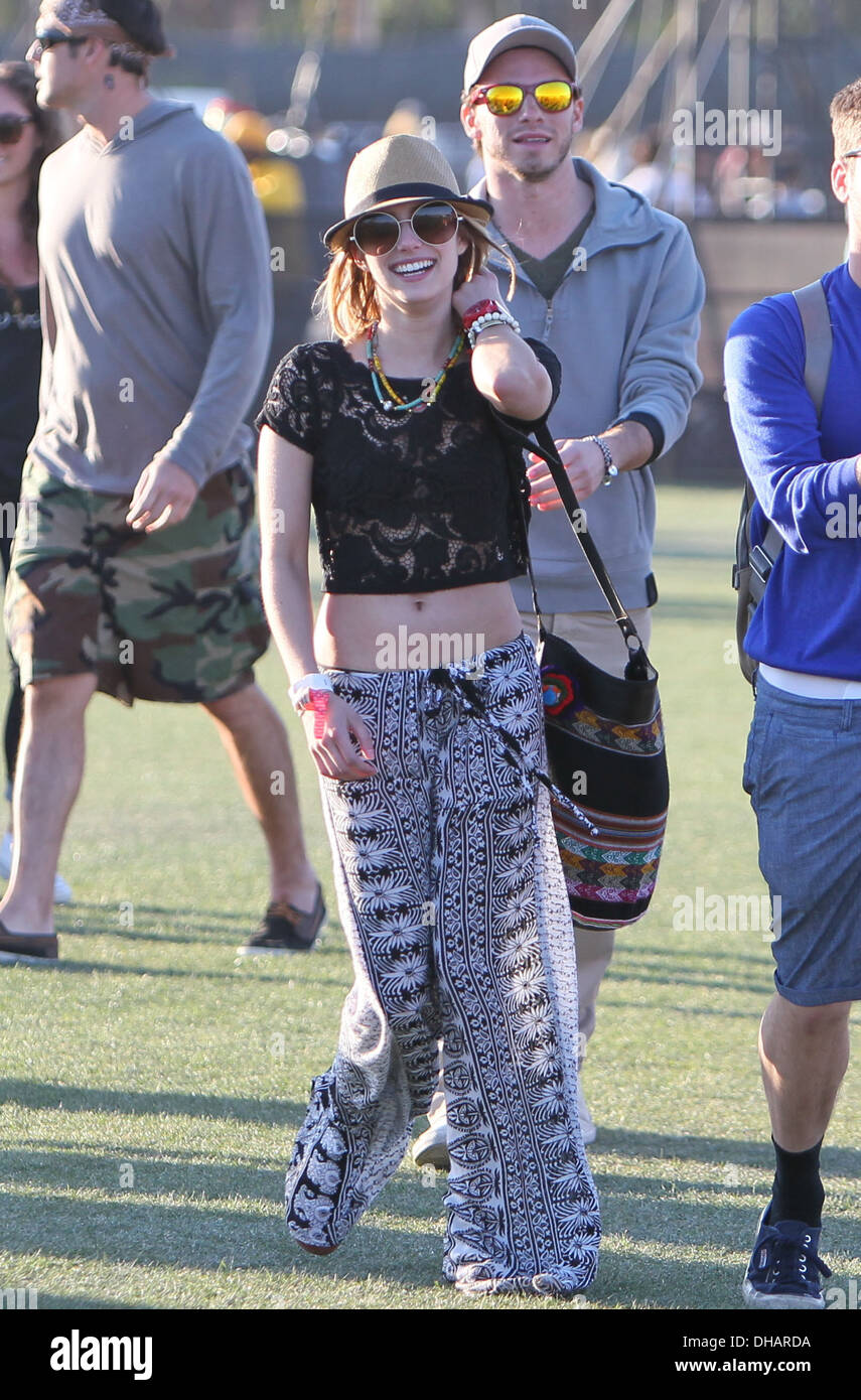 Emma Roberts Celebrities at 2012 Coachella Valley Music and Arts ...