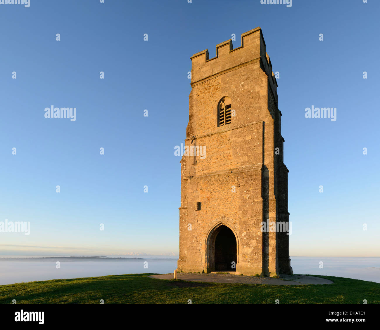Mythical isle of avalon at glastonbury tor hi-res stock photography and ...