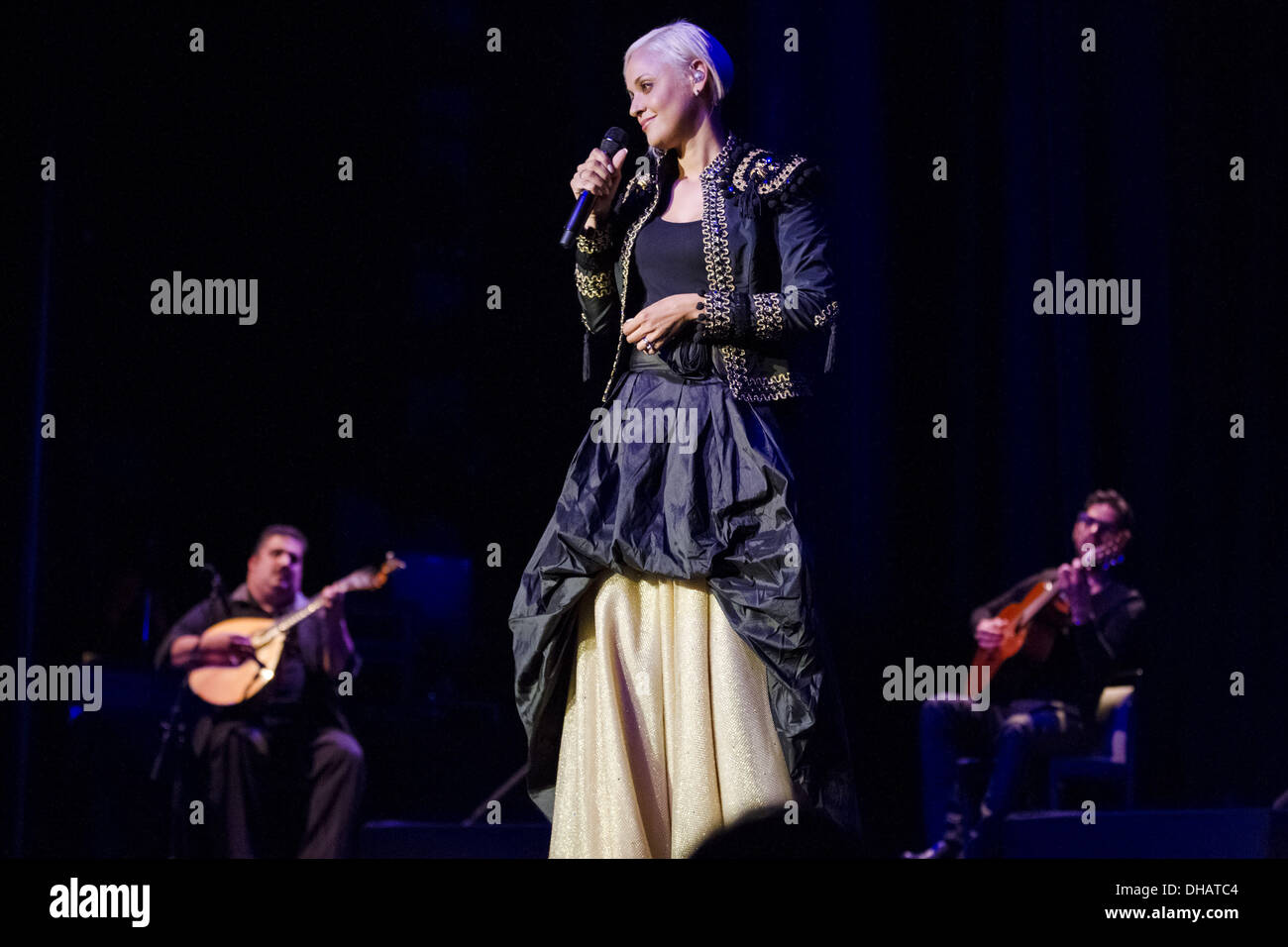 Portuguese singer mariza performing in hi-res stock photography and ...