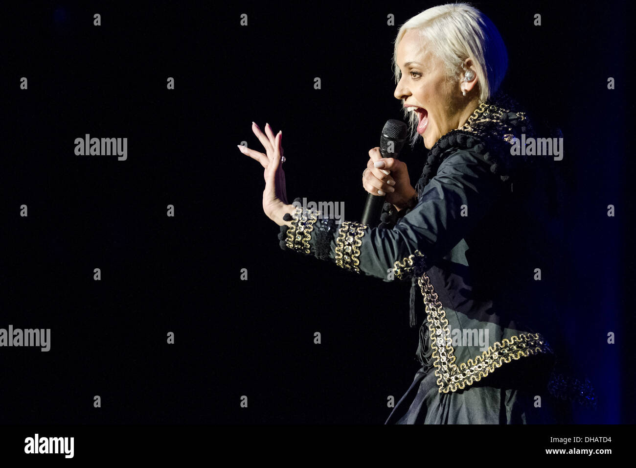 Portuguese singer mariza performing in hi-res stock photography and ...