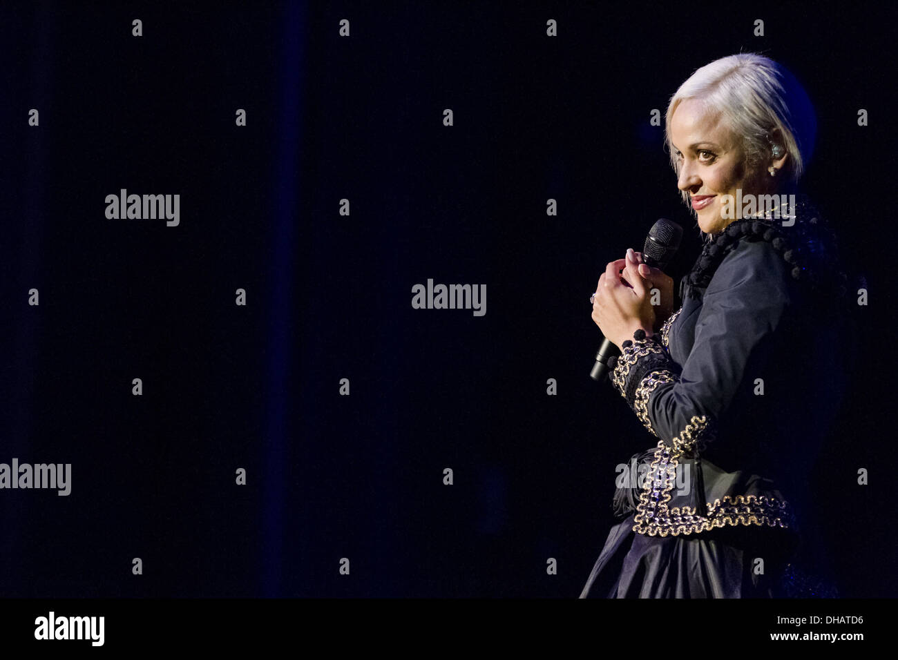 Portuguese singer mariza performing in hi-res stock photography and ...