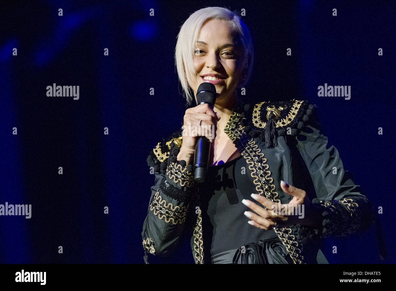 Portuguese singer mariza performing in hi-res stock photography and ...