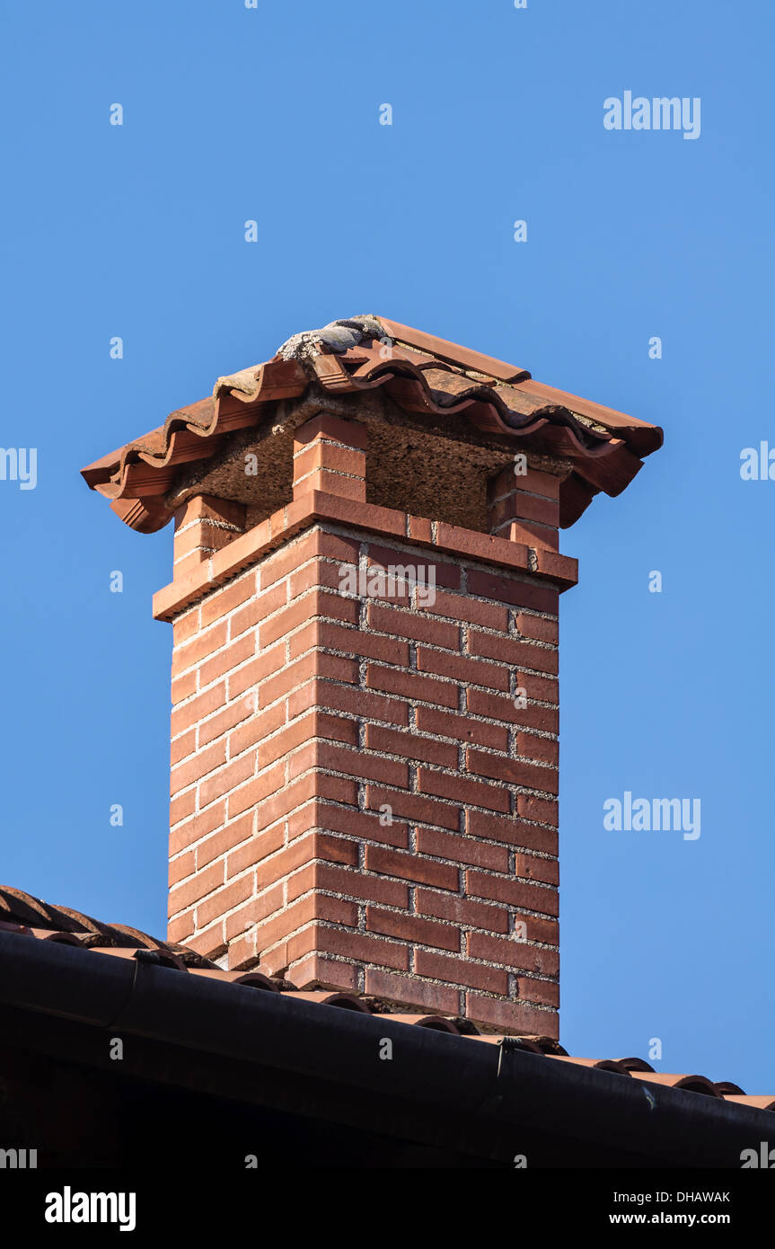 Red brick chimney hi-res stock photography and images - Alamy