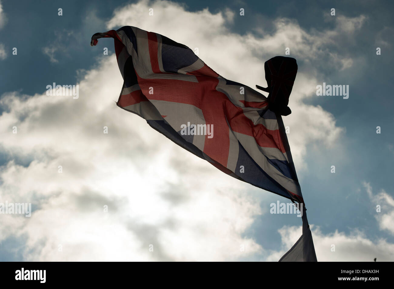 The Union Jack flag, symbol of Great Britain, London, England, United ...