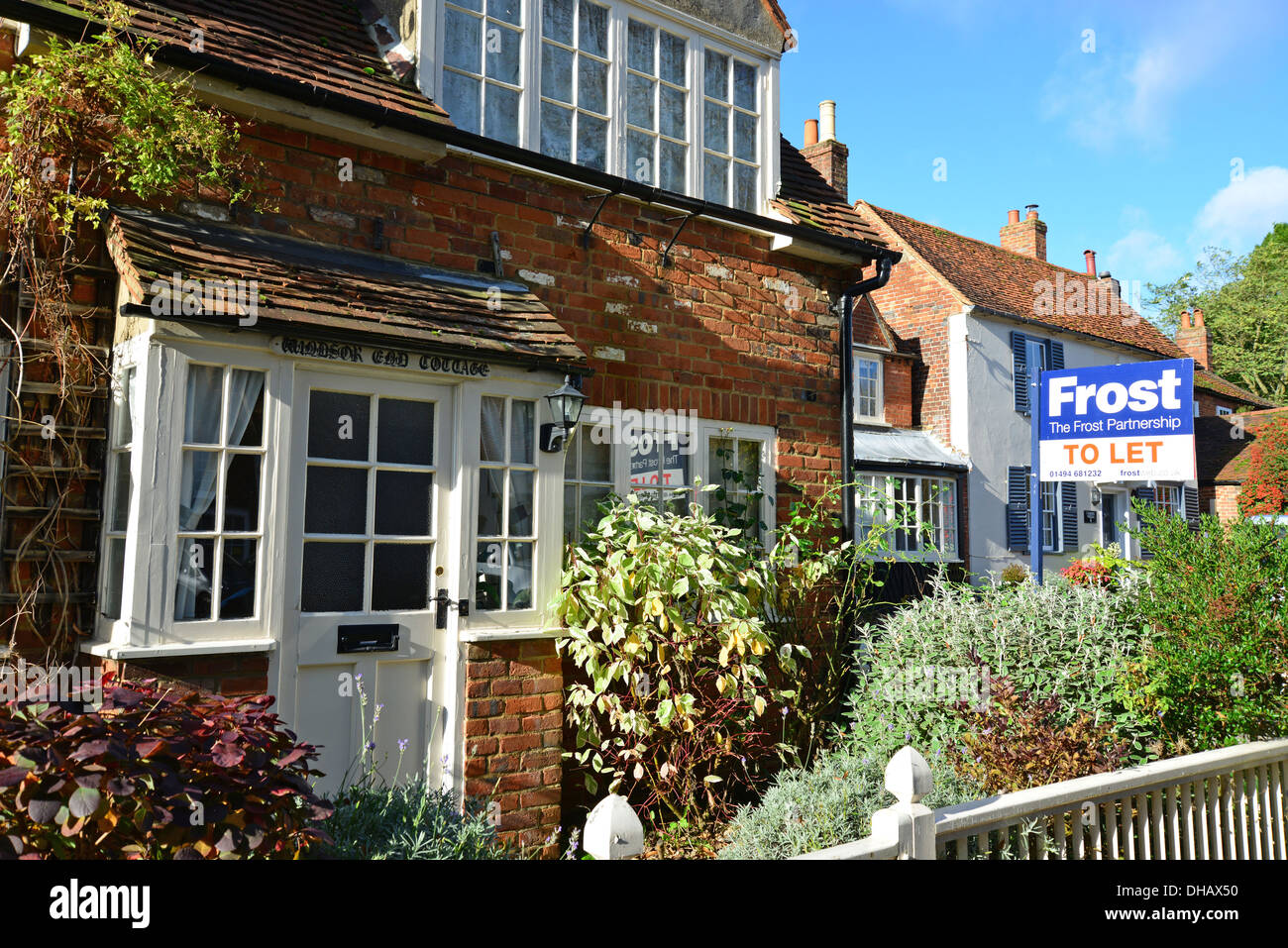 Period cottages in Windsor End, Old Beaconsfield, Buckinghamshire ...