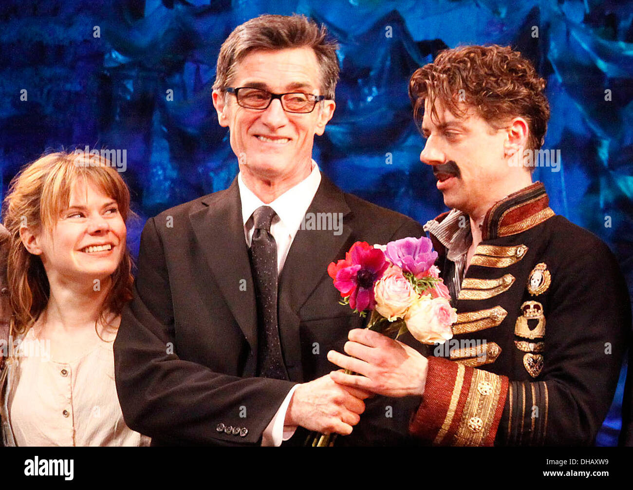 Celia Keenan-Bolger Roger Rees and Christian Borle Broadway opening ...