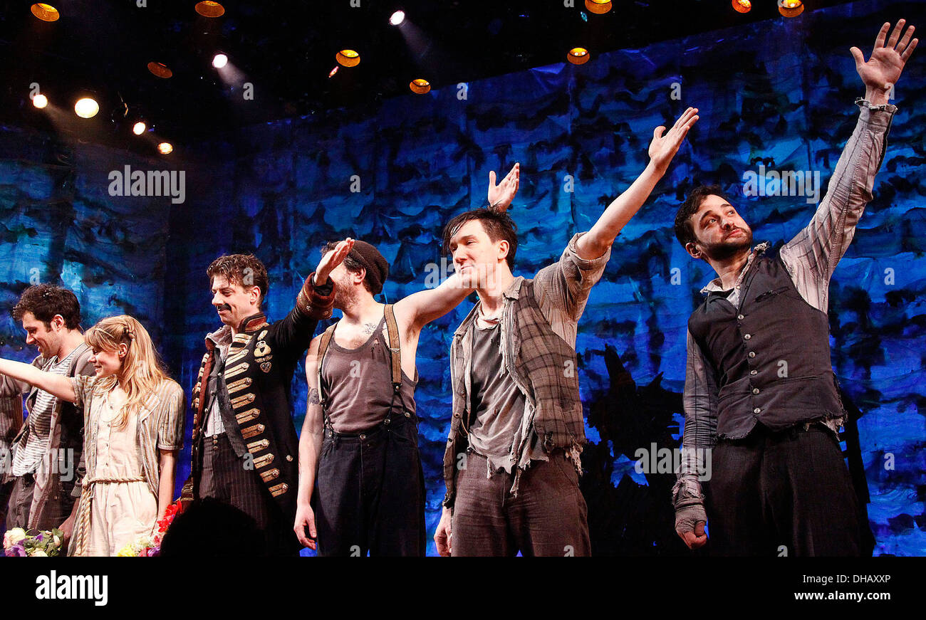 Adam Chanler-Berat Celia Keenan-Bolger Christian Borle Kevin Del Aguila ...