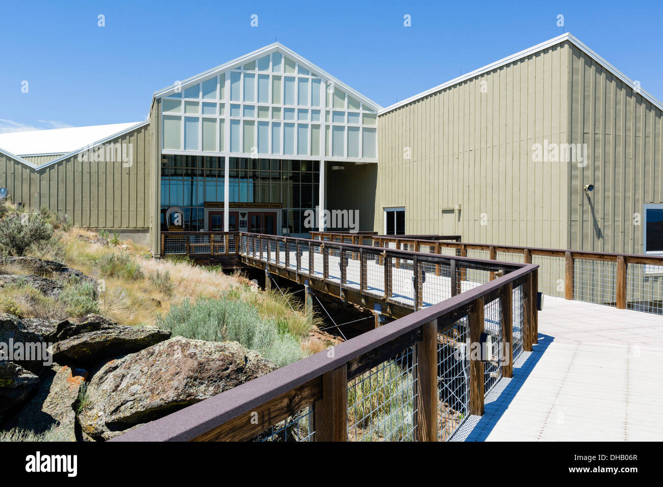 Visitor Center at the National Historic Oregon Trail Interpretive ...