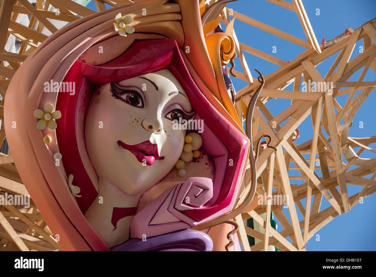 Ninot sculpture, official name given to the figures Stock Photo - Alamy