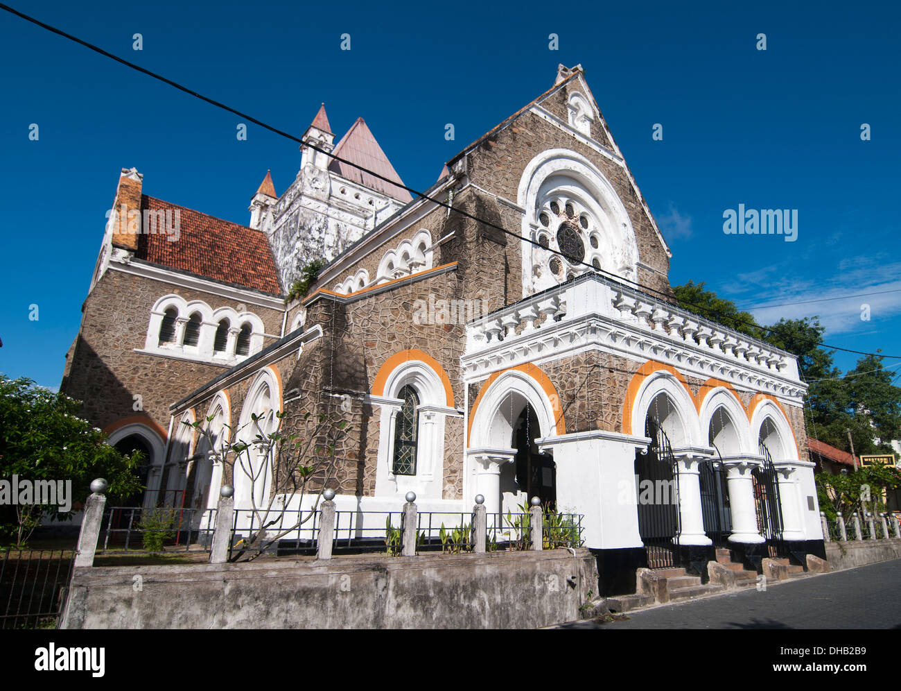 All Saints church in Galle fort in southern Sri Lanka Stock Photo - Alamy