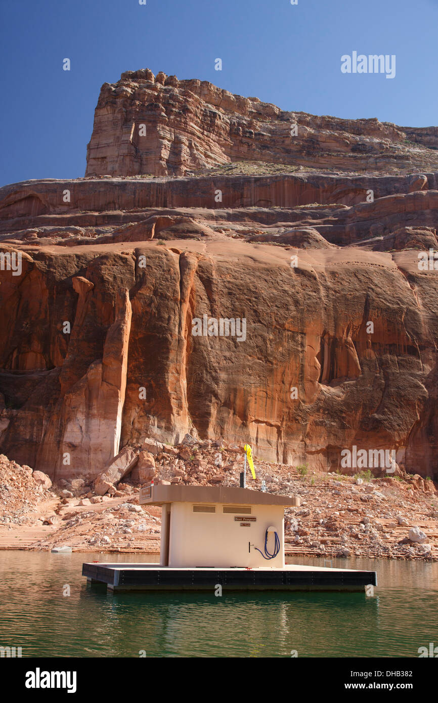 Rock Creek Floating Restroom, Lake Powell, Glen Canyon National ...