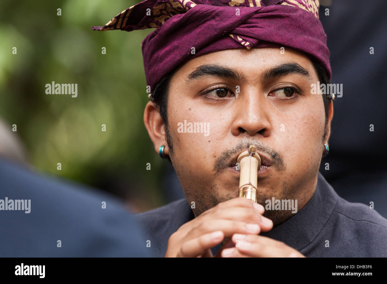 Balinese flute hi-res stock photography and images - Alamy