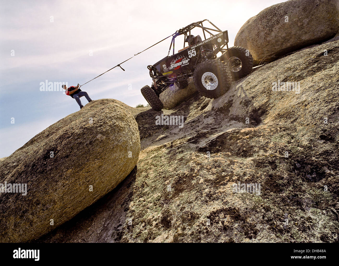 Lance Clifford, Pete Schaeffer model release on file, Rock crawling ...