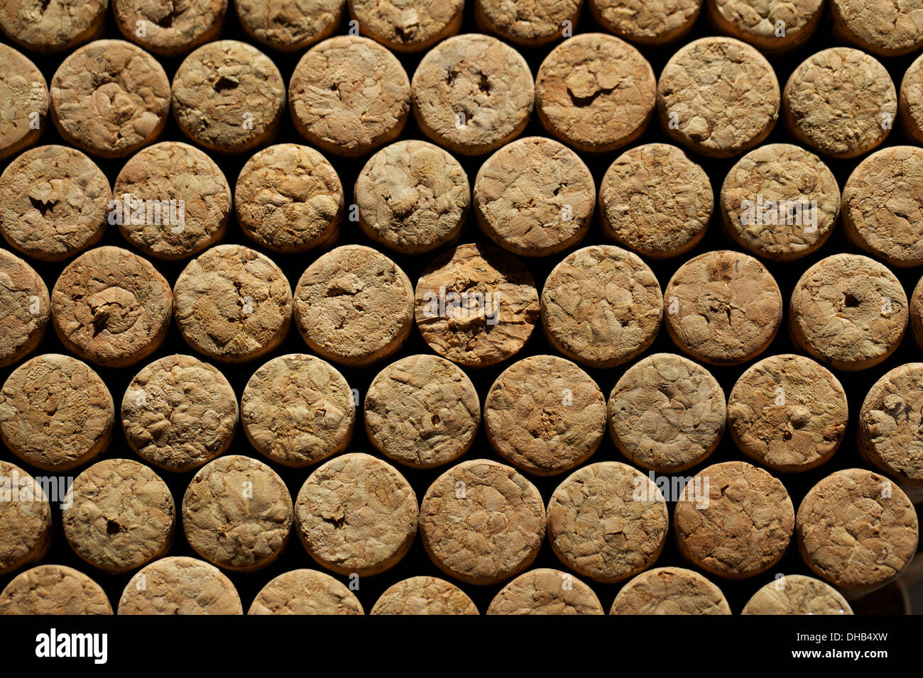 Many corks from various wine bottle Stock Photo - Alamy